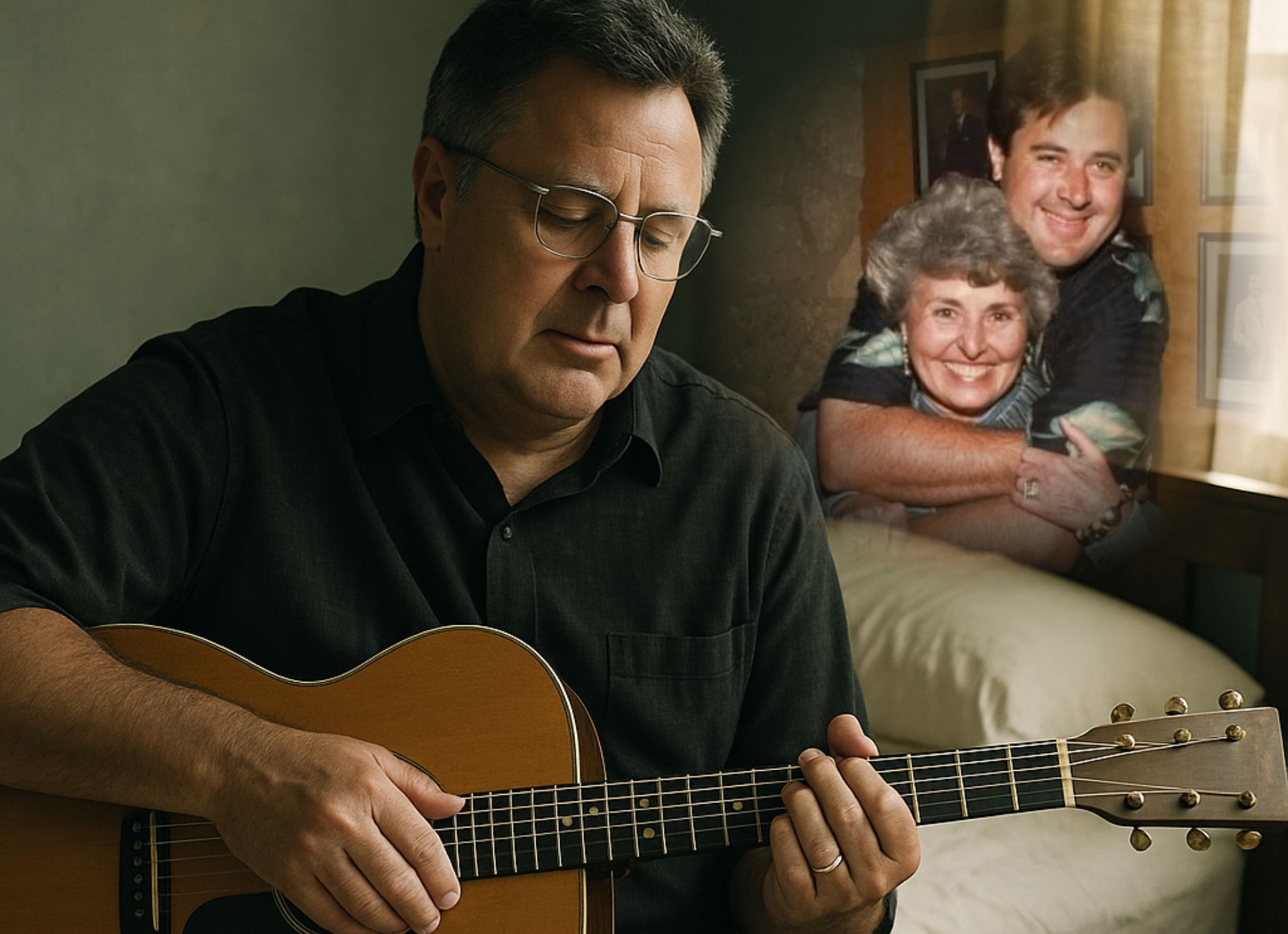 At 67, Vince Gill cradles his old guitar — the very first one his ...