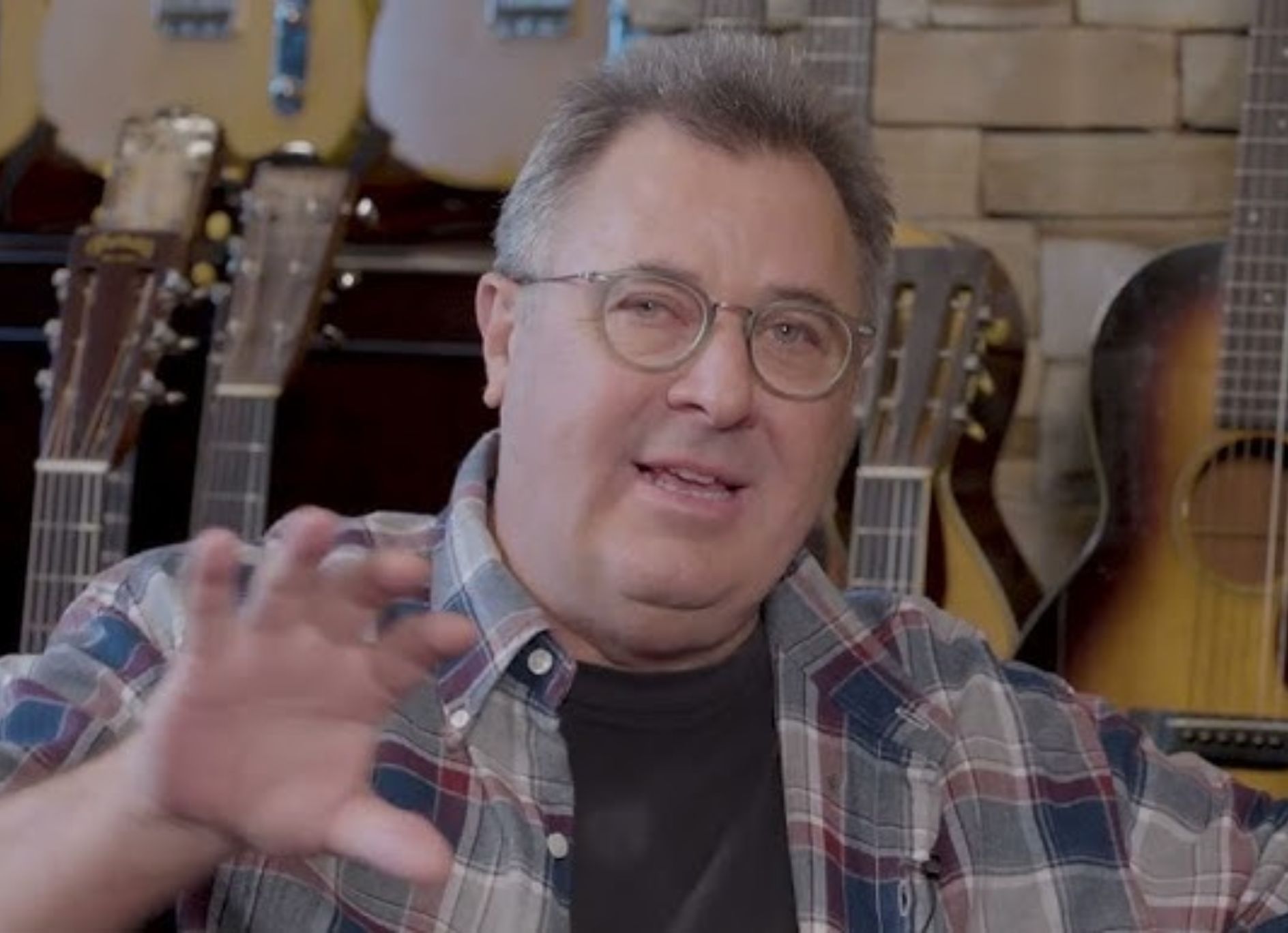 At 67, Vince Gill stands alone on the back porch of his childhood home ...
