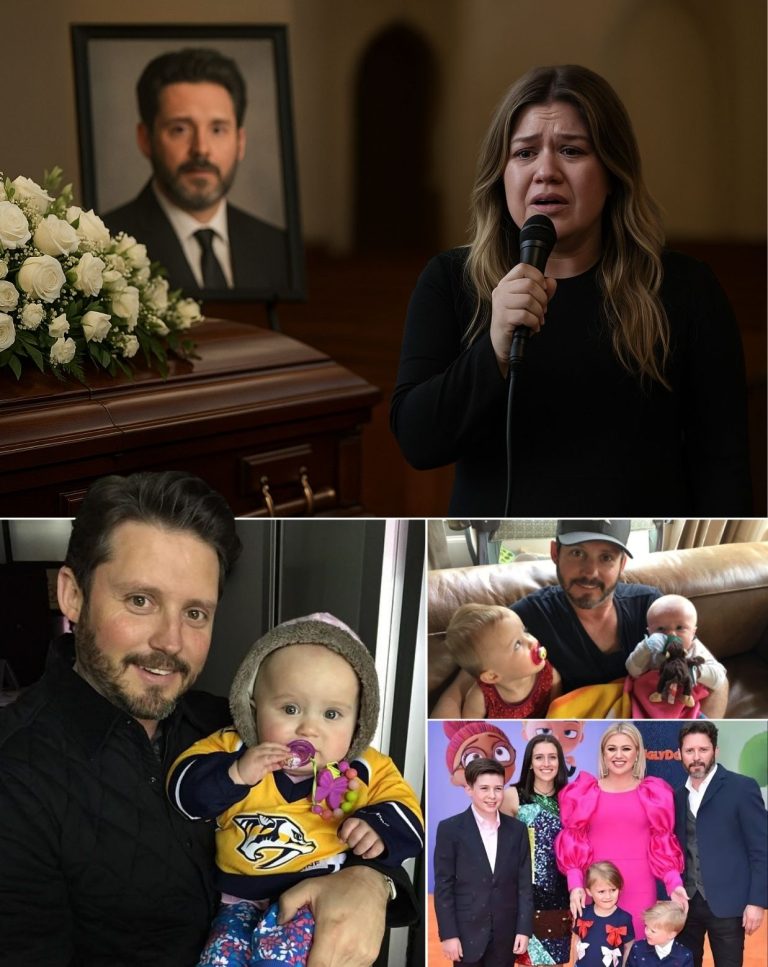 FUNERAL | Kelly Clarkson Breaks Down in Tears at Brandon Blackstocks ...