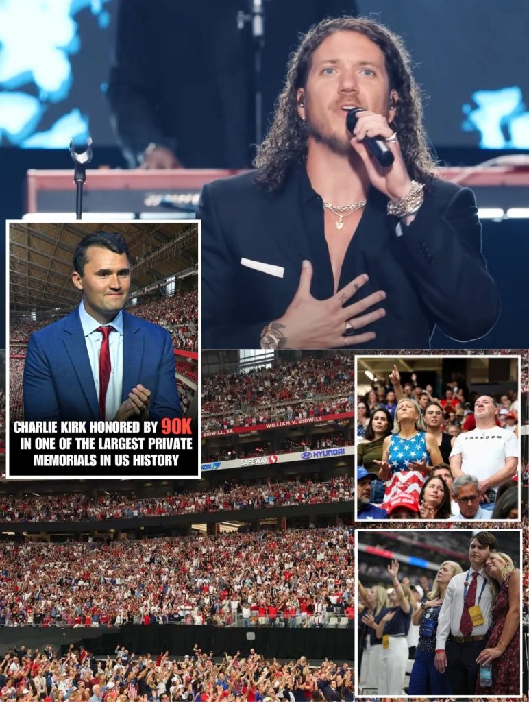Brandon Lake Moves Hearts With “Gratitude” at Charlie Kirk’s Memorial ...